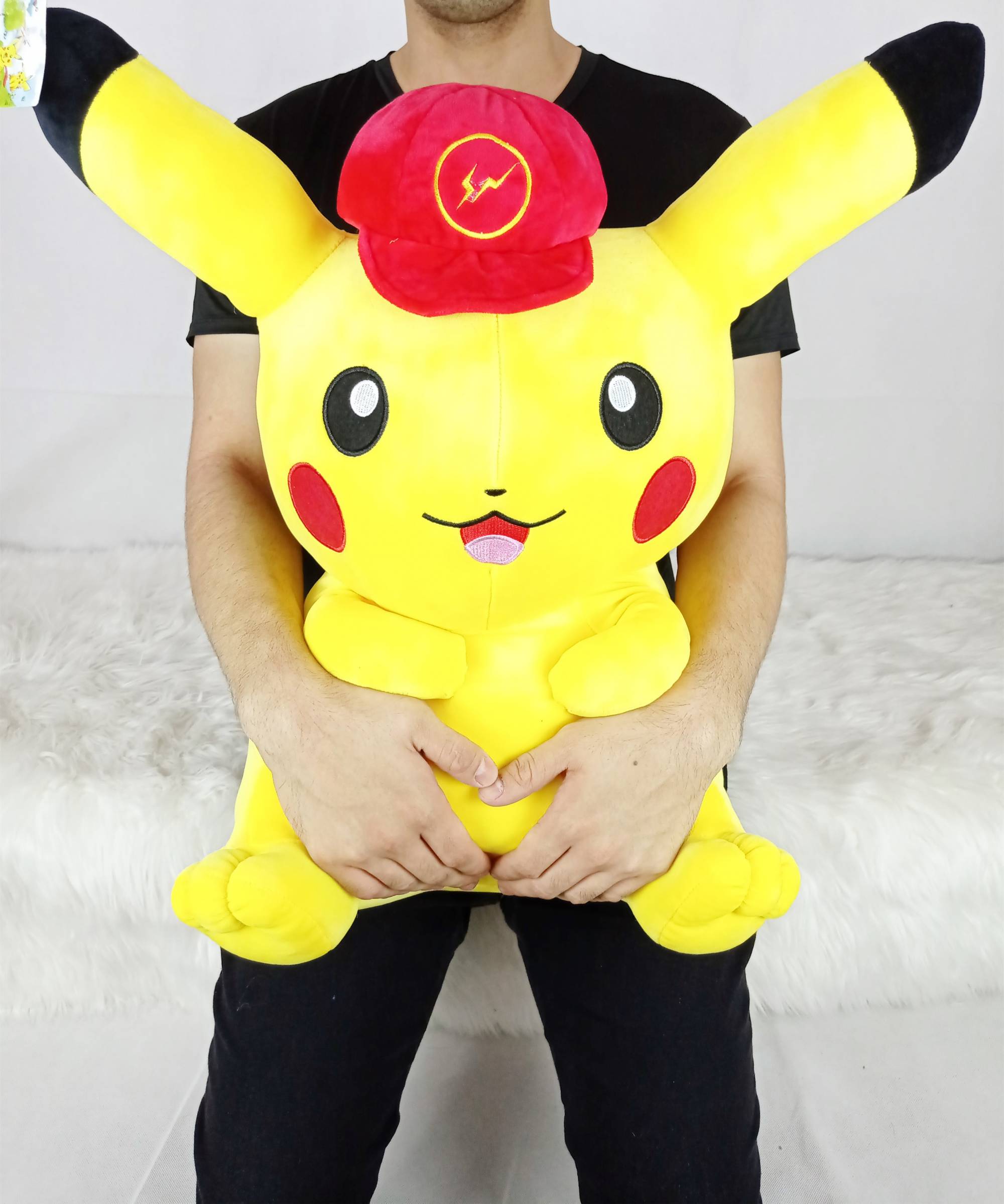 Pokemon Lighting Pikachu（Stretch Cotton）SoftToys/PlushToys/KidsToys ...