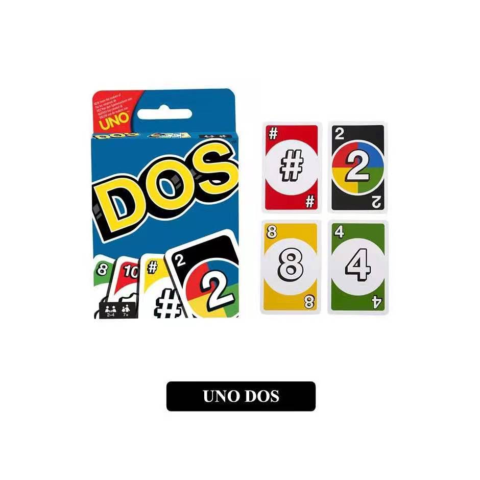 {READY STOCK} Card Games UNO or DOS Playing Card Game For Family Fun 标准 ...
