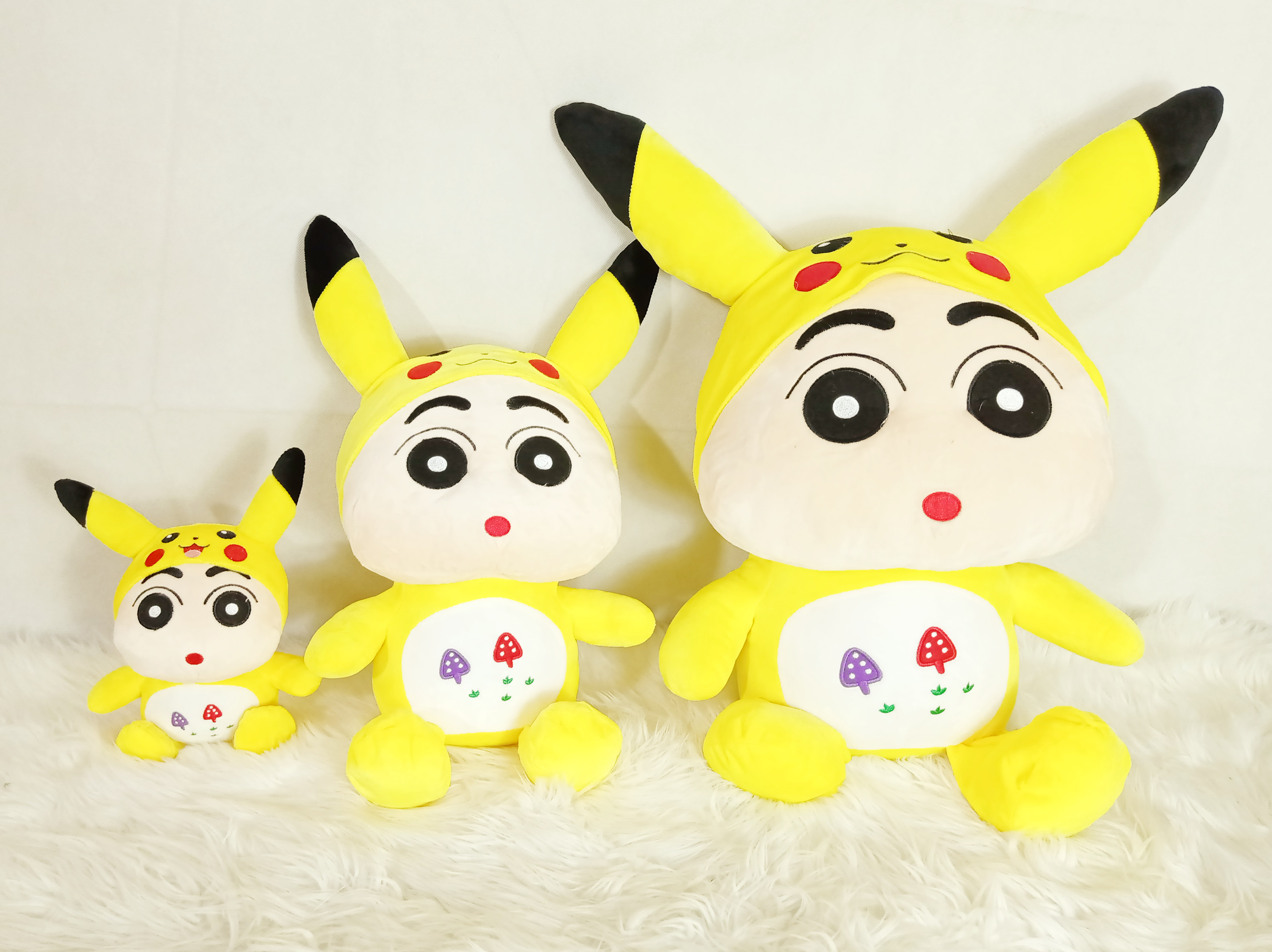 Pikachu ShinChan SOFTTOYS/PLUSHTOYS/KIDSTOYS 50CM 皮卡丘小新娃娃玩具公仔50厘米